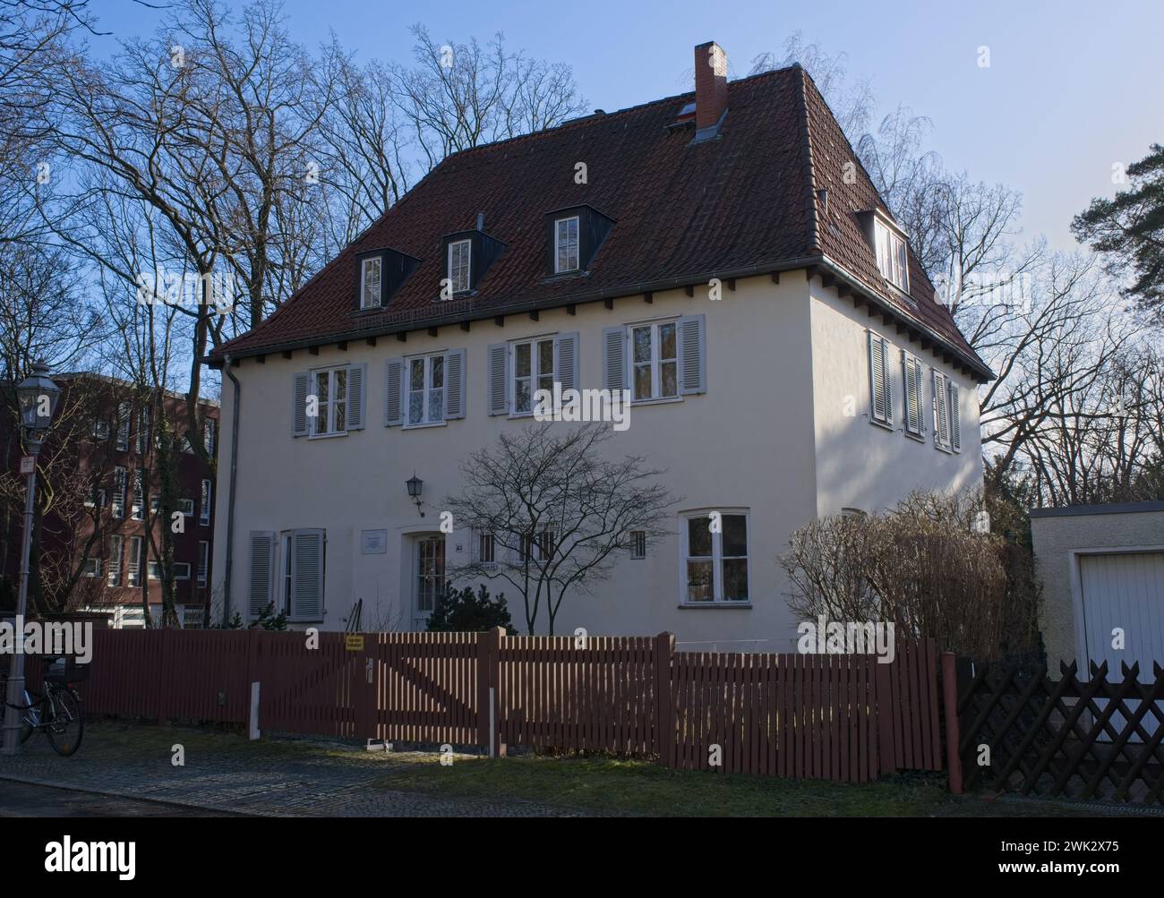 Berlin, Germany - Feb 1, 2024: This was the parent's home of Dietrich Bonhoeffer and the Klaus ...