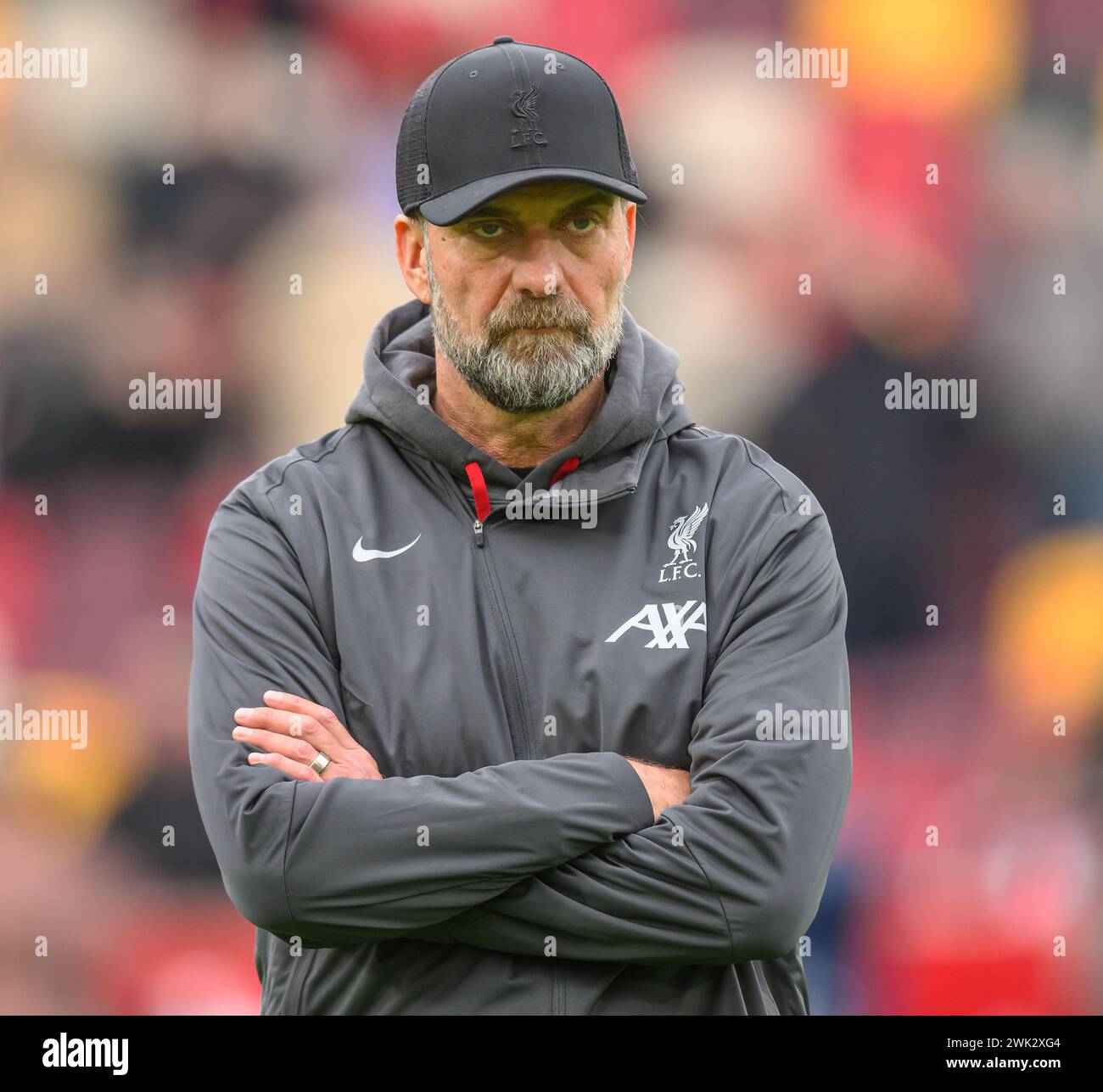 London, UK. 17th Feb, 2024 - Brentford v Liverpool - Premier League ...