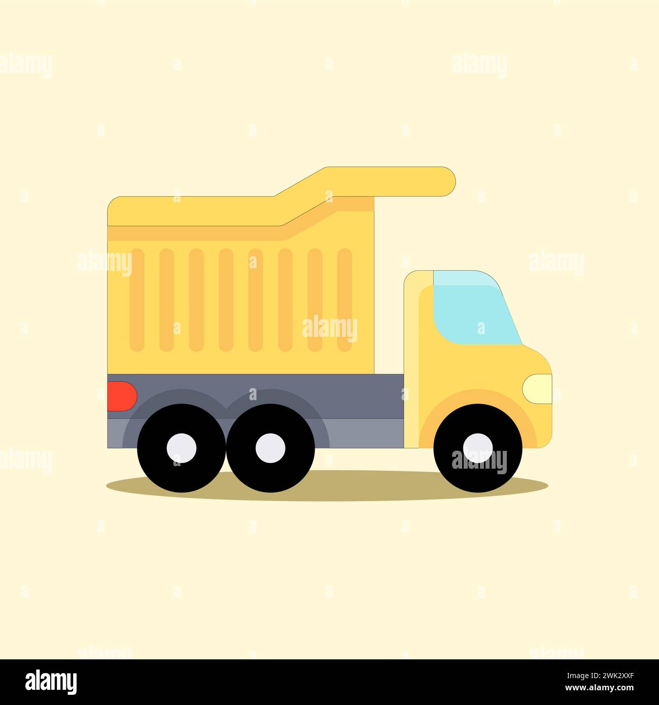 Construction pick up truck Stock Vector Images - Alamy