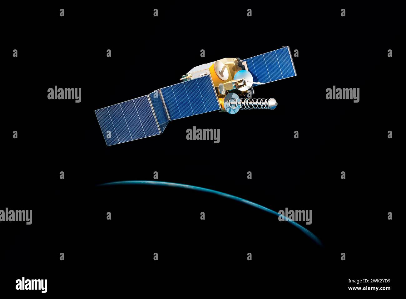 Model of a Skynet4 - series of military communications satellites ...