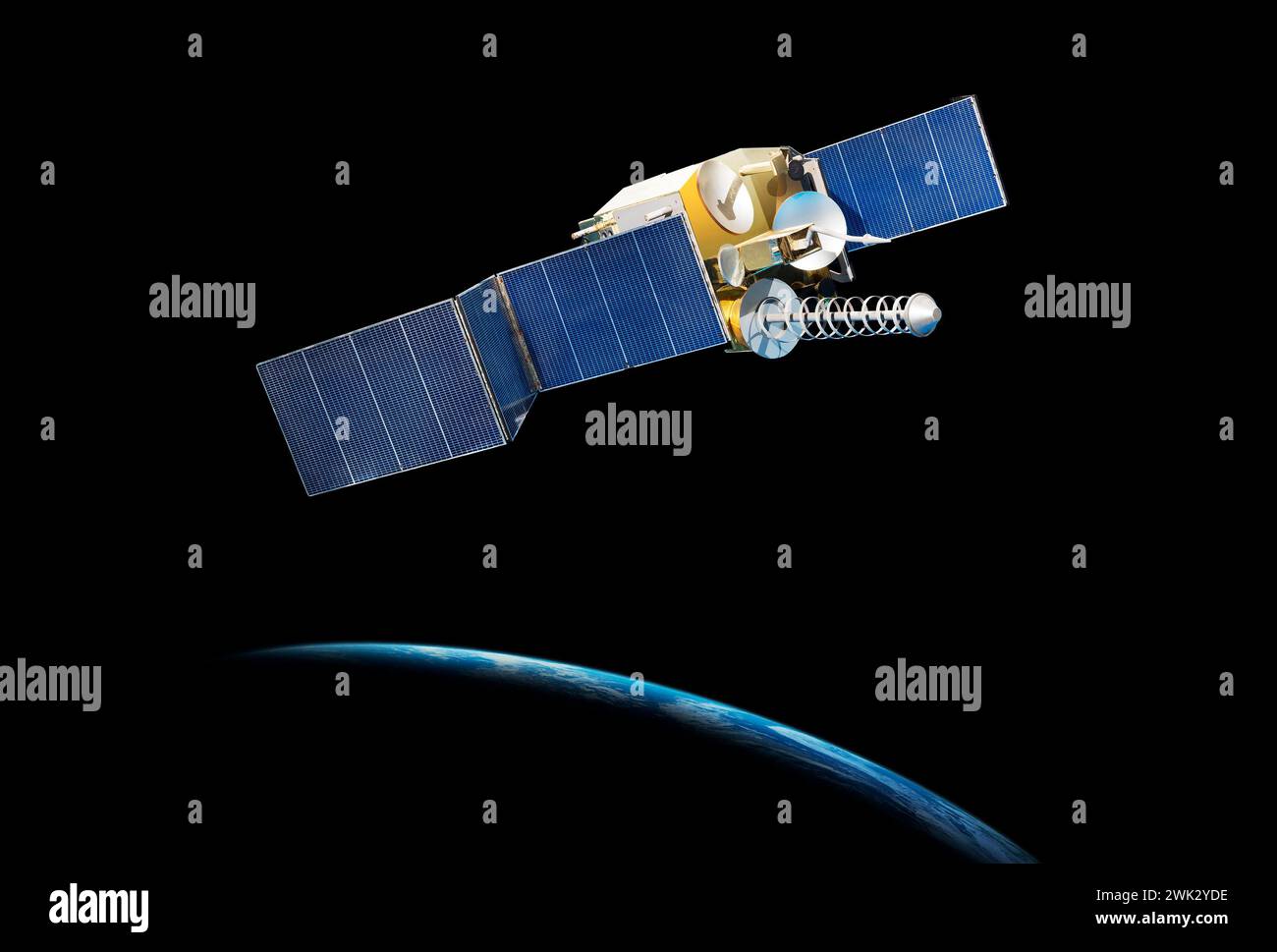 Model of a Skynet4 - series of military communications satellites ...