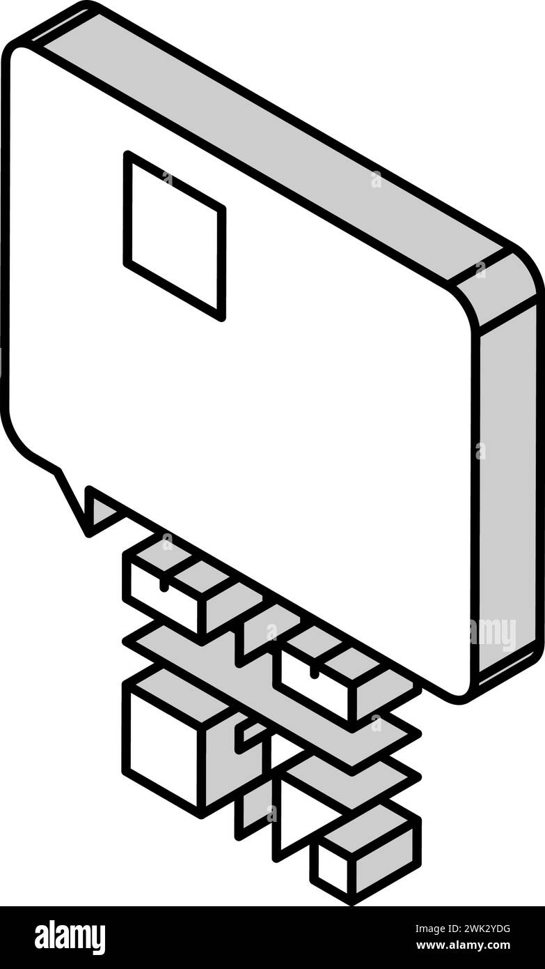 qr code for find product isometric icon vector illustration Stock ...