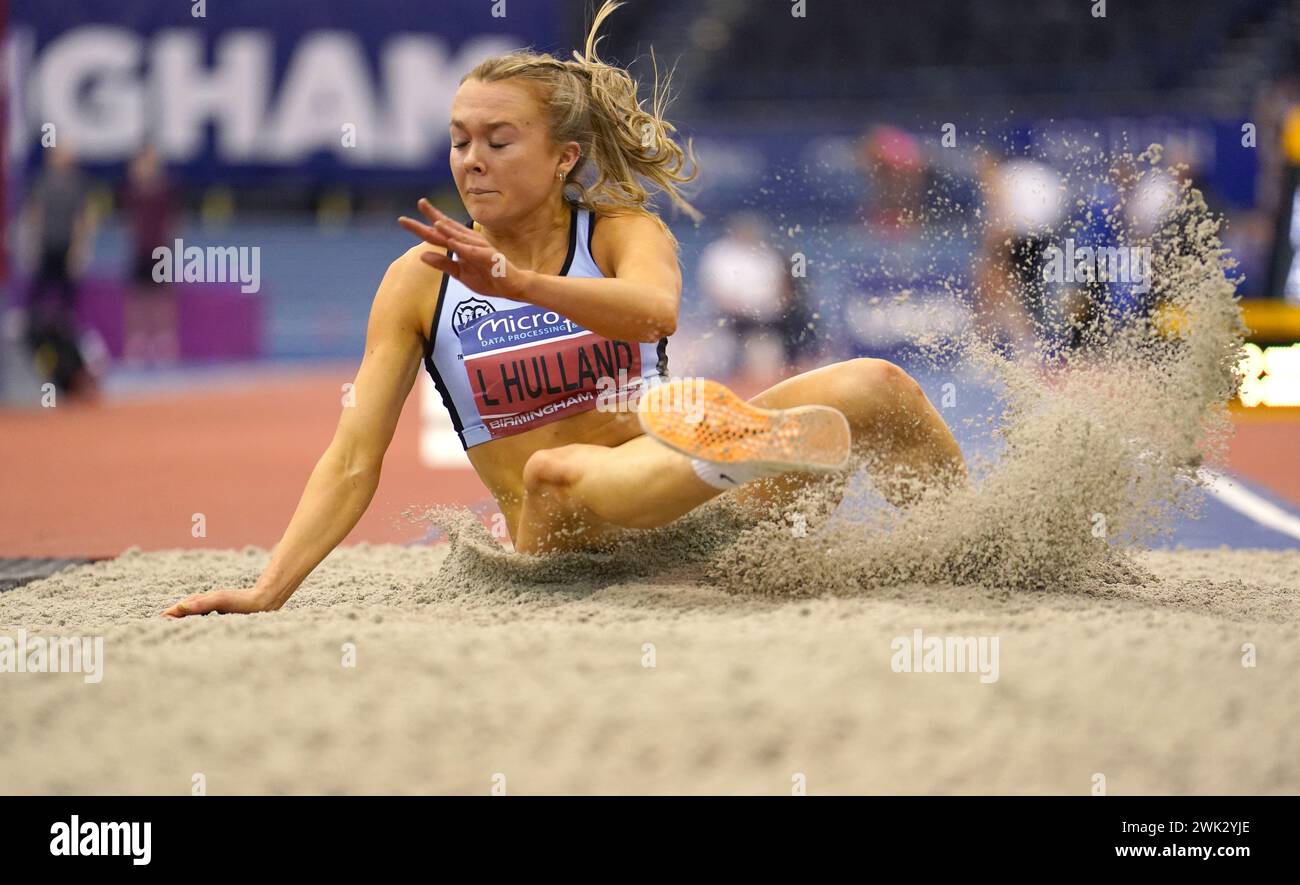 Lily Hulland during the Women's Triple Jump Final day two of the 2024 ...