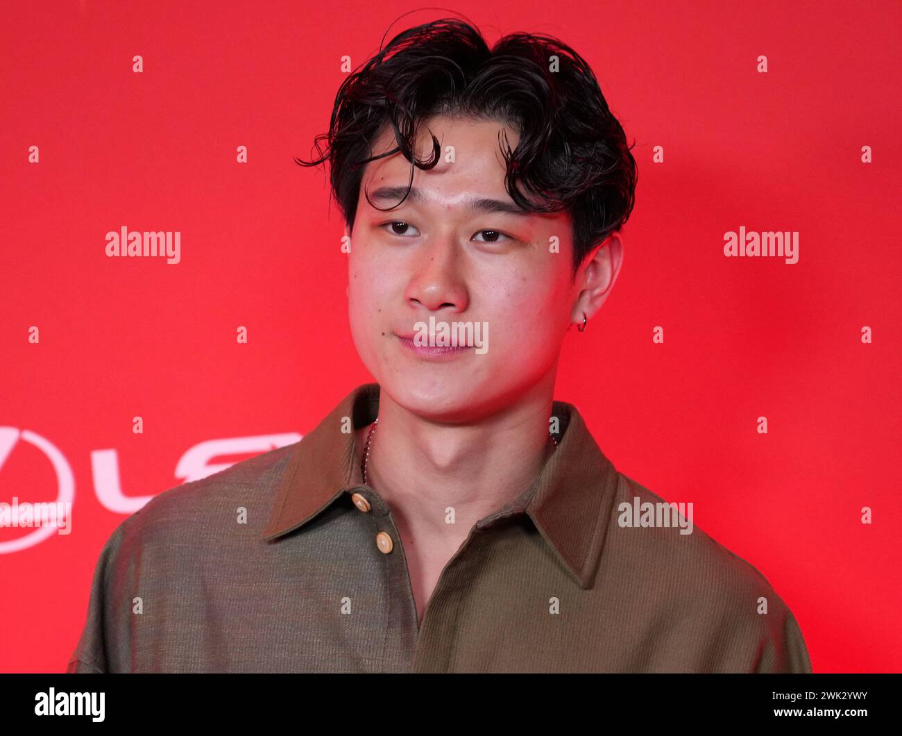 Los Angeles, USA. 17th Feb, 2024. Sam Li arrives at the 88rising's ...