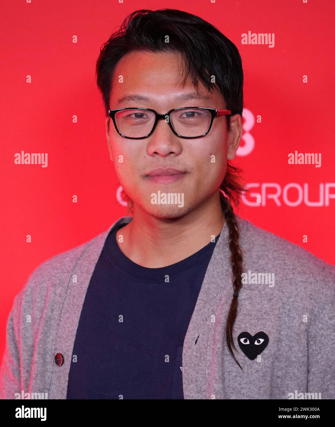 Los Angeles, USA. 17th Feb, 2024. Joon Lee arrives at the 88rising's ...