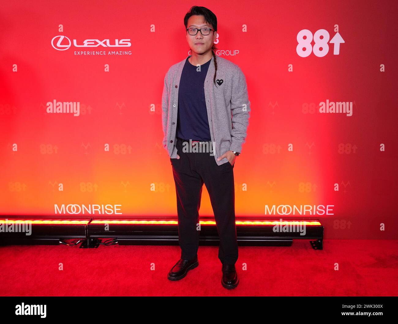 Los Angeles, USA. 17th Feb, 2024. Joon Lee arrives at the 88rising's ...