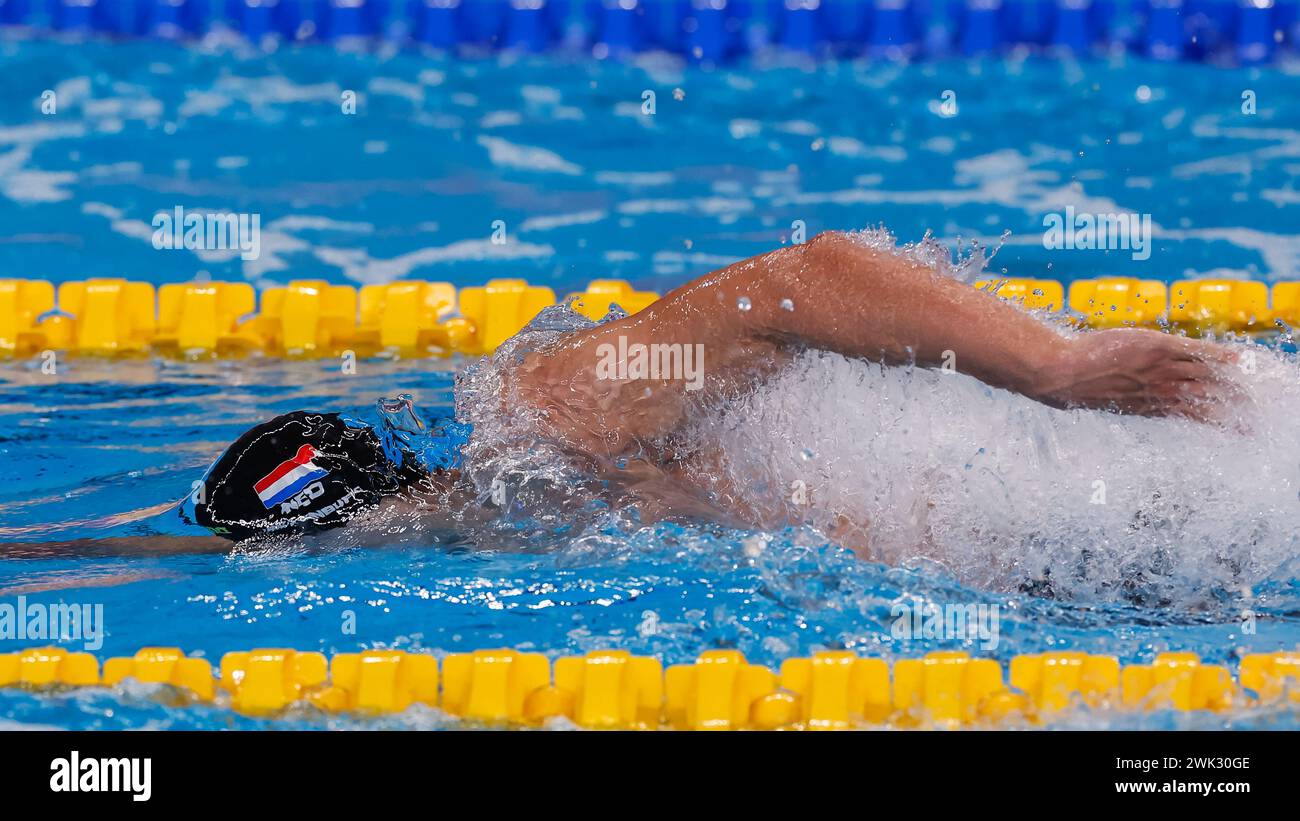 Doha, Qatar. 18th Feb, 2024. DOHA, QATAR - FEBRUARY 18: Stan Pijnenburg ...