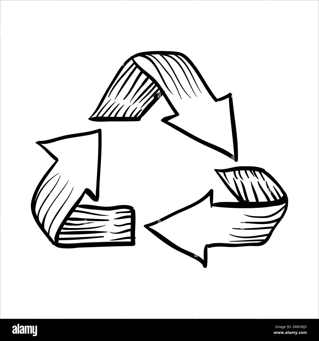 art illustration sketch abstract hand draw vector symbol icon of arrow ...