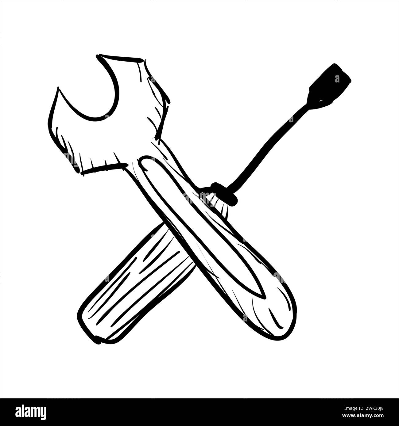 art illustration sketch abstract hand draw vector symbol icon of help ...