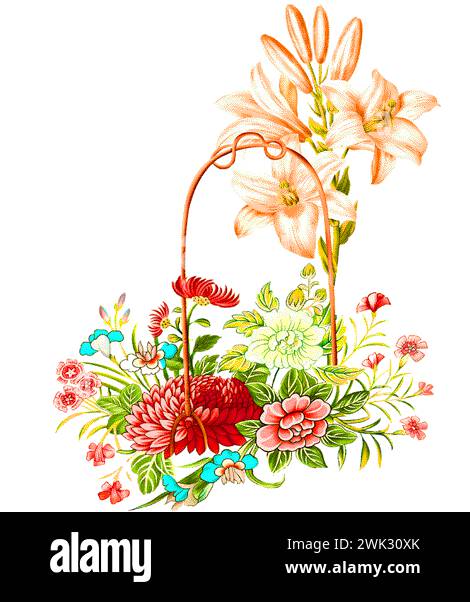 Beautiful decor elements in Cut Out Stock Images & Pictures - Alamy