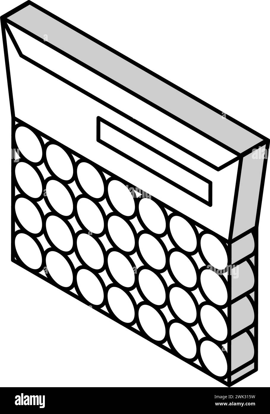 bullet box isometric icon vector illustration Stock Vector Image & Art ...