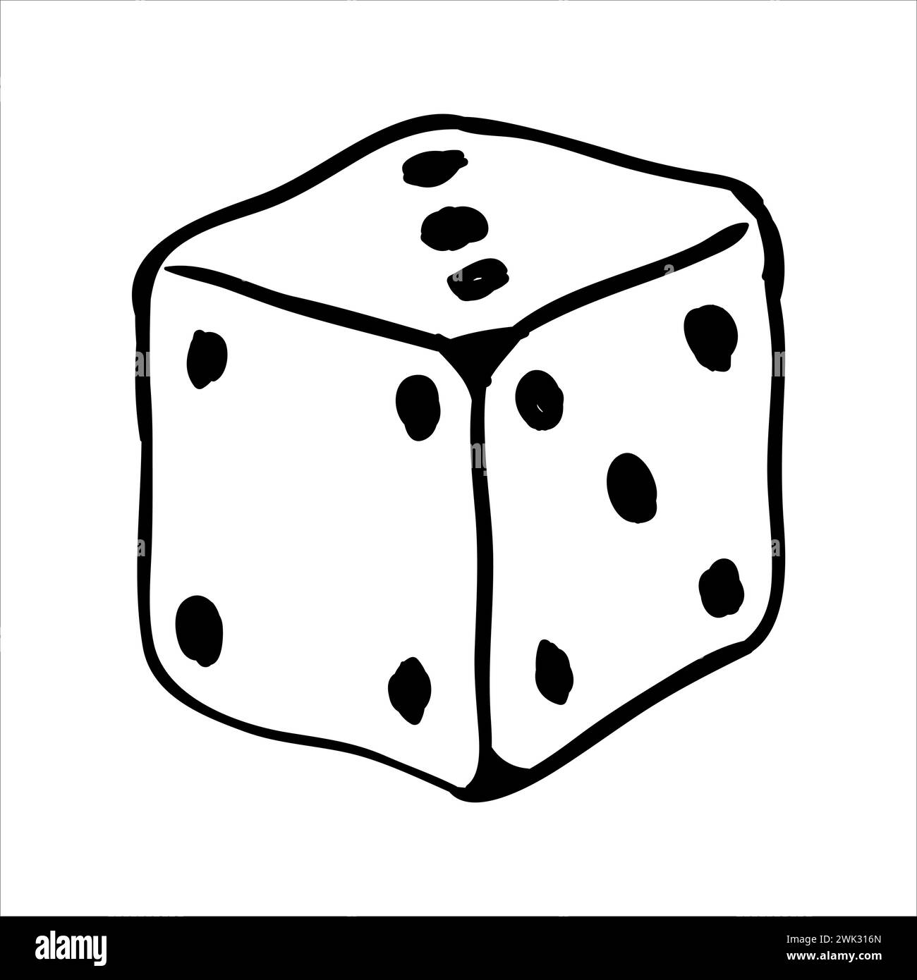 Dice number 4 Stock Vector Images - Alamy