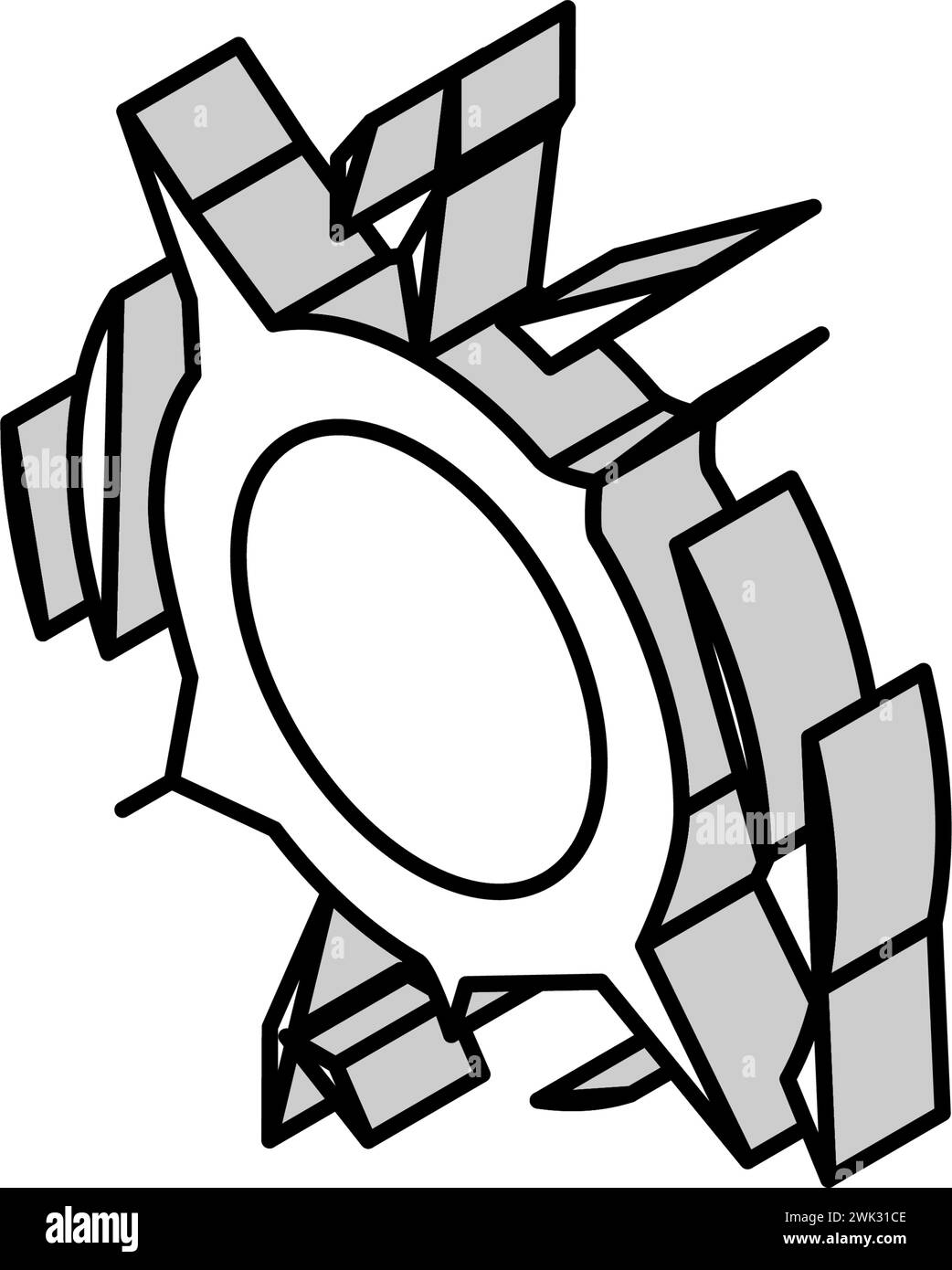 bullet hole isometric icon vector illustration Stock Vector Image & Art ...