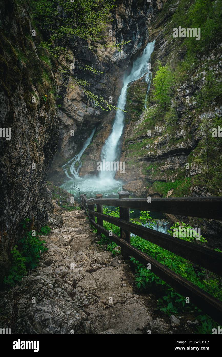 One of the most beautiful and visited waterfall in Slovenia. Stunning ...