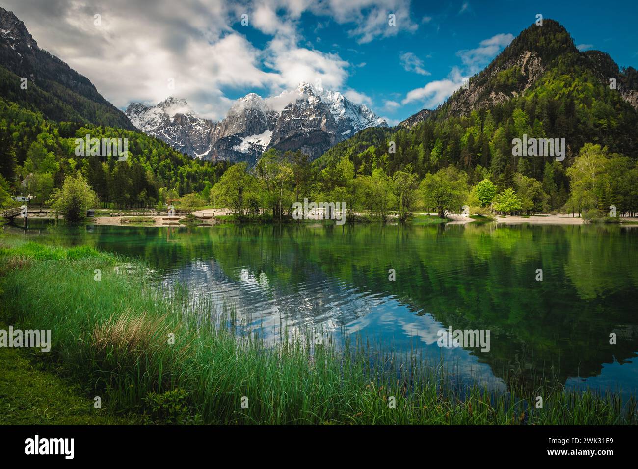 One of the most famous and stunning clean mountain lake in Slovenia ...