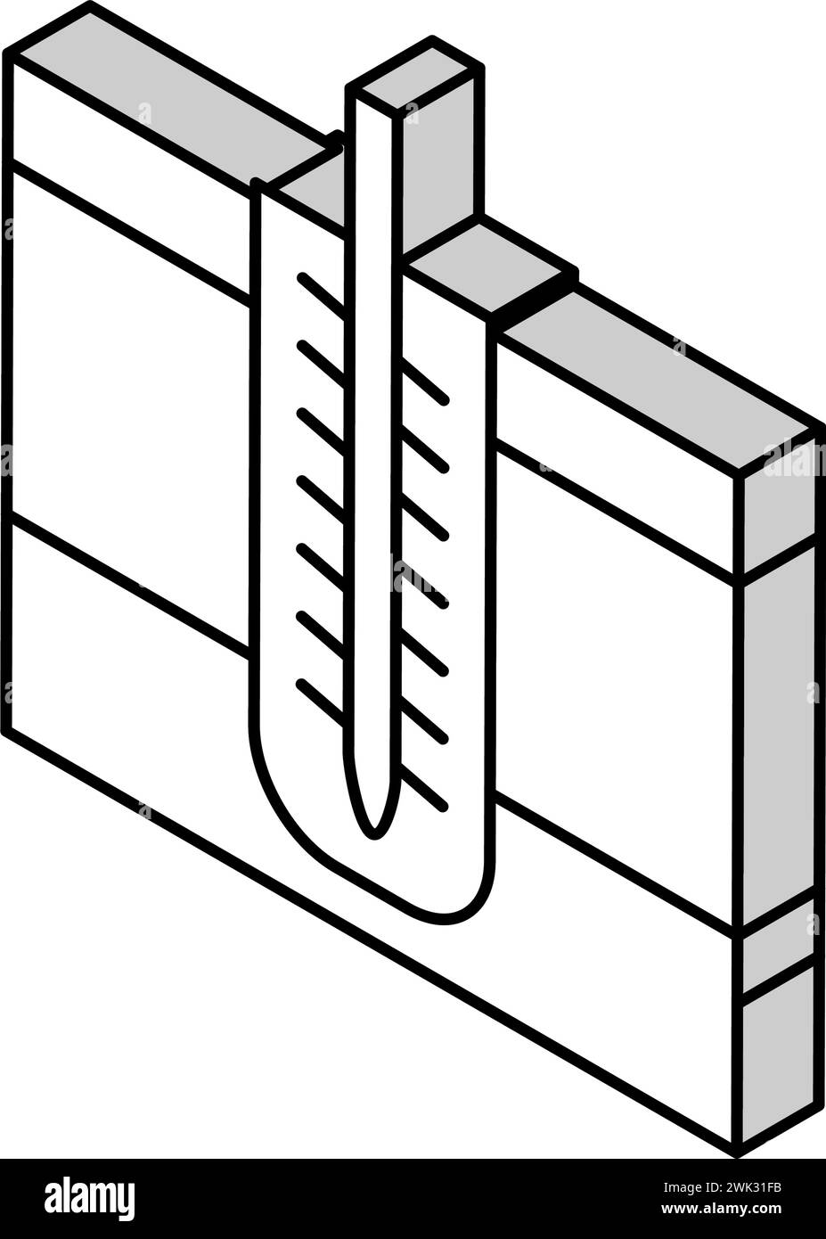 ground drilling isometric icon vector illustration Stock Vector Image ...