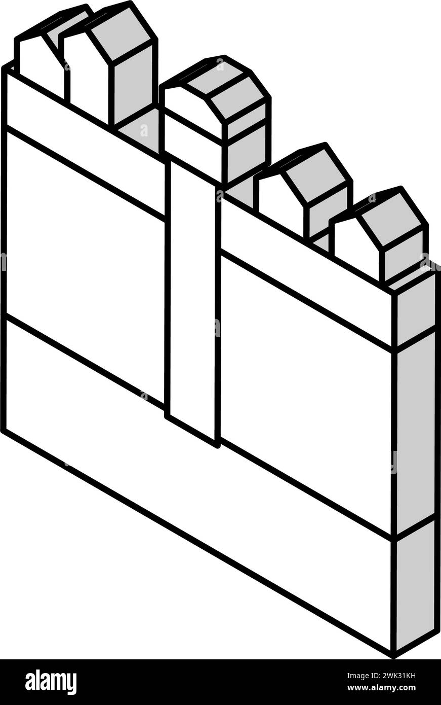groundwater extraction isometric icon vector illustration Stock Vector ...