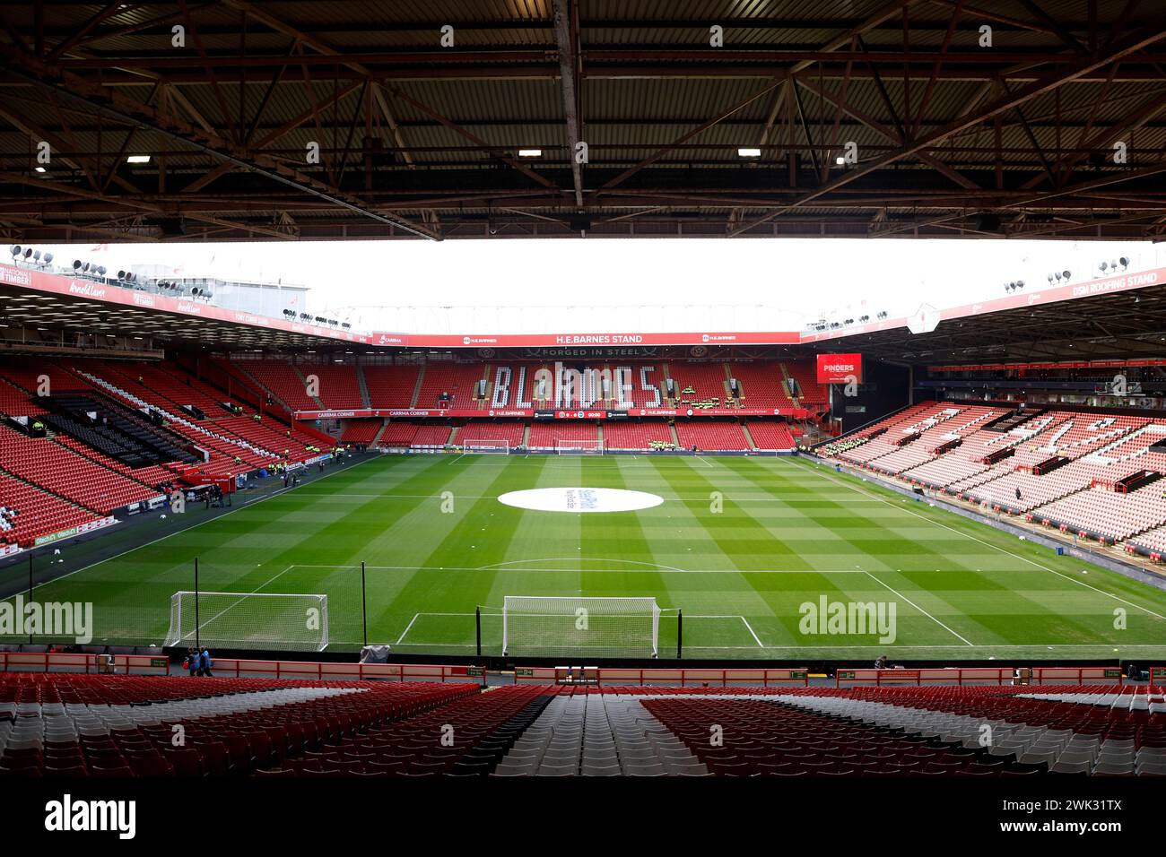 A view inside the ground before the Premier League match at Bramall ...