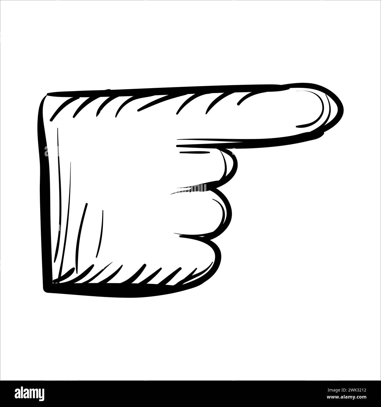 art illustration sketch abstract hand draw vector symbol icon of arrow ...