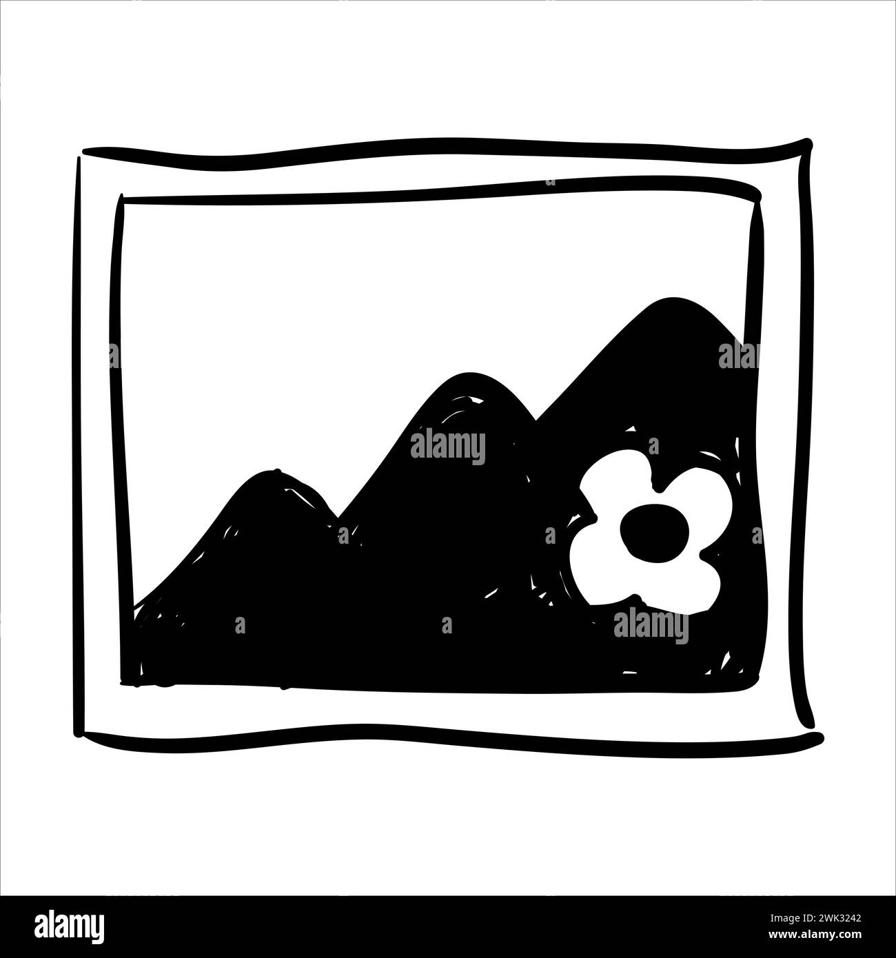 art illustration sketch abstract hand draw vector symbol icon of ...