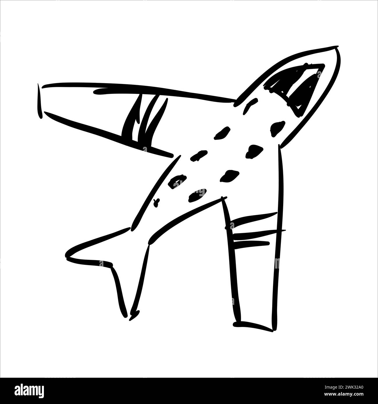 art illustration sketch abstract hand draw vector symbol icon of air ...