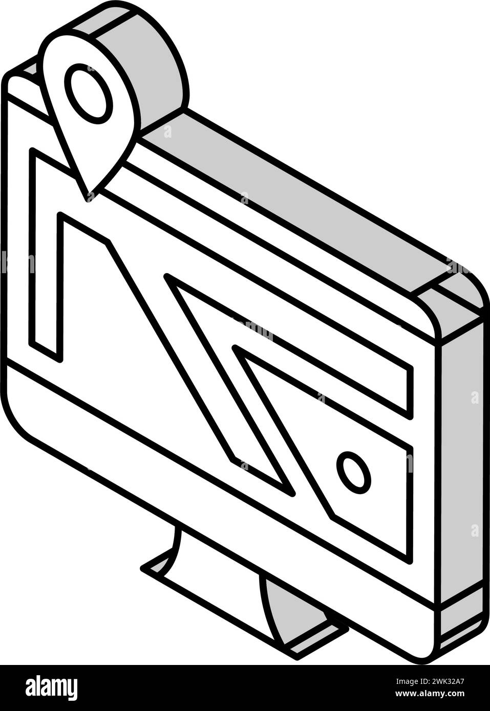 Monitor map Black and White Stock Photos & Images - Alamy