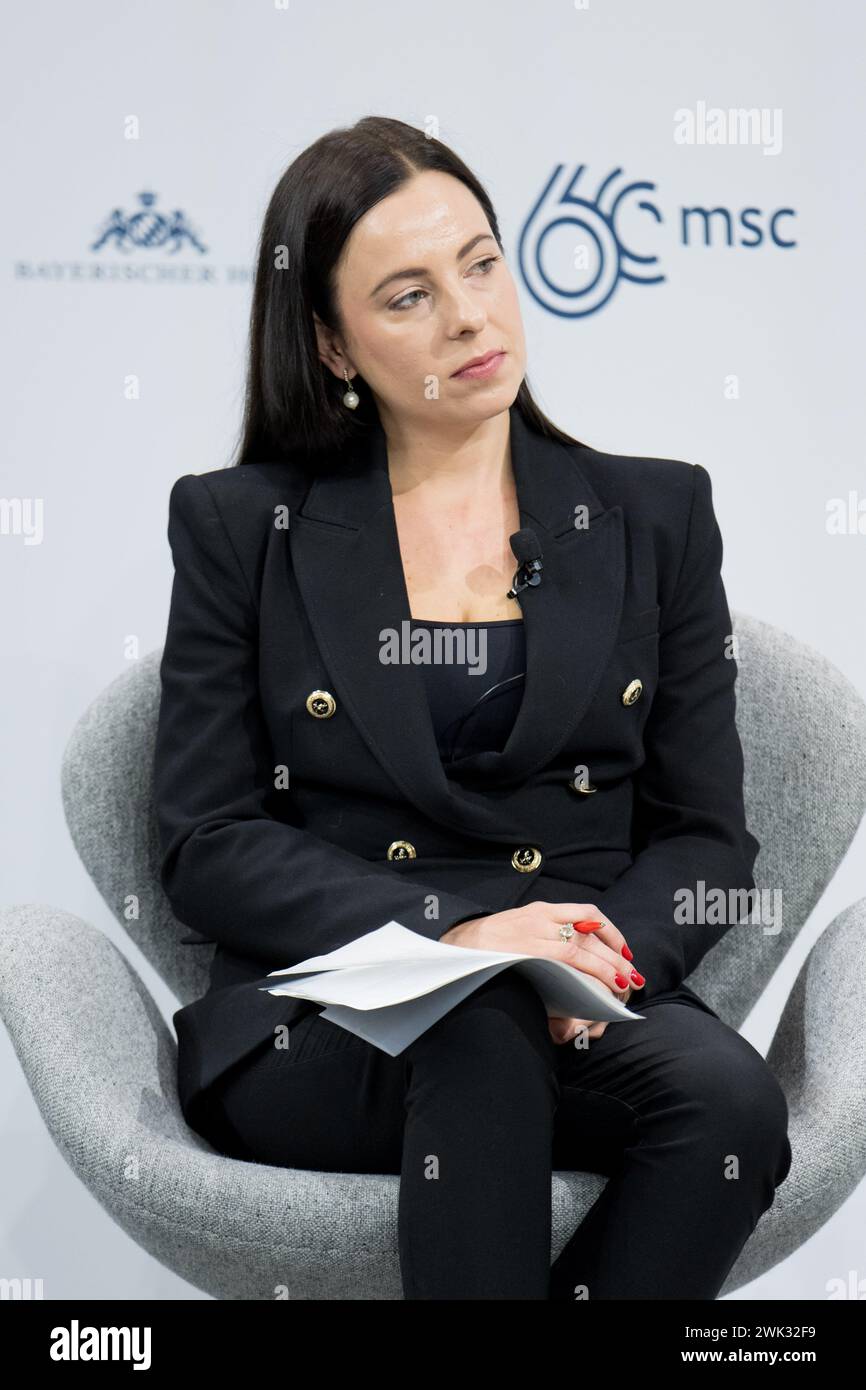 18 February 2024, Bavaria, Munich: Emma Louise Powell, South African ...