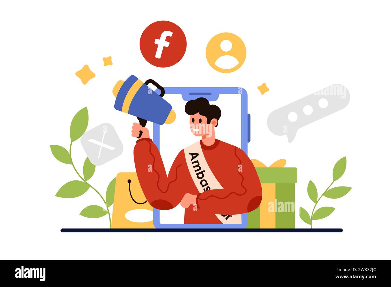 Support of brand ambassador in advertising campaign, engagement ...