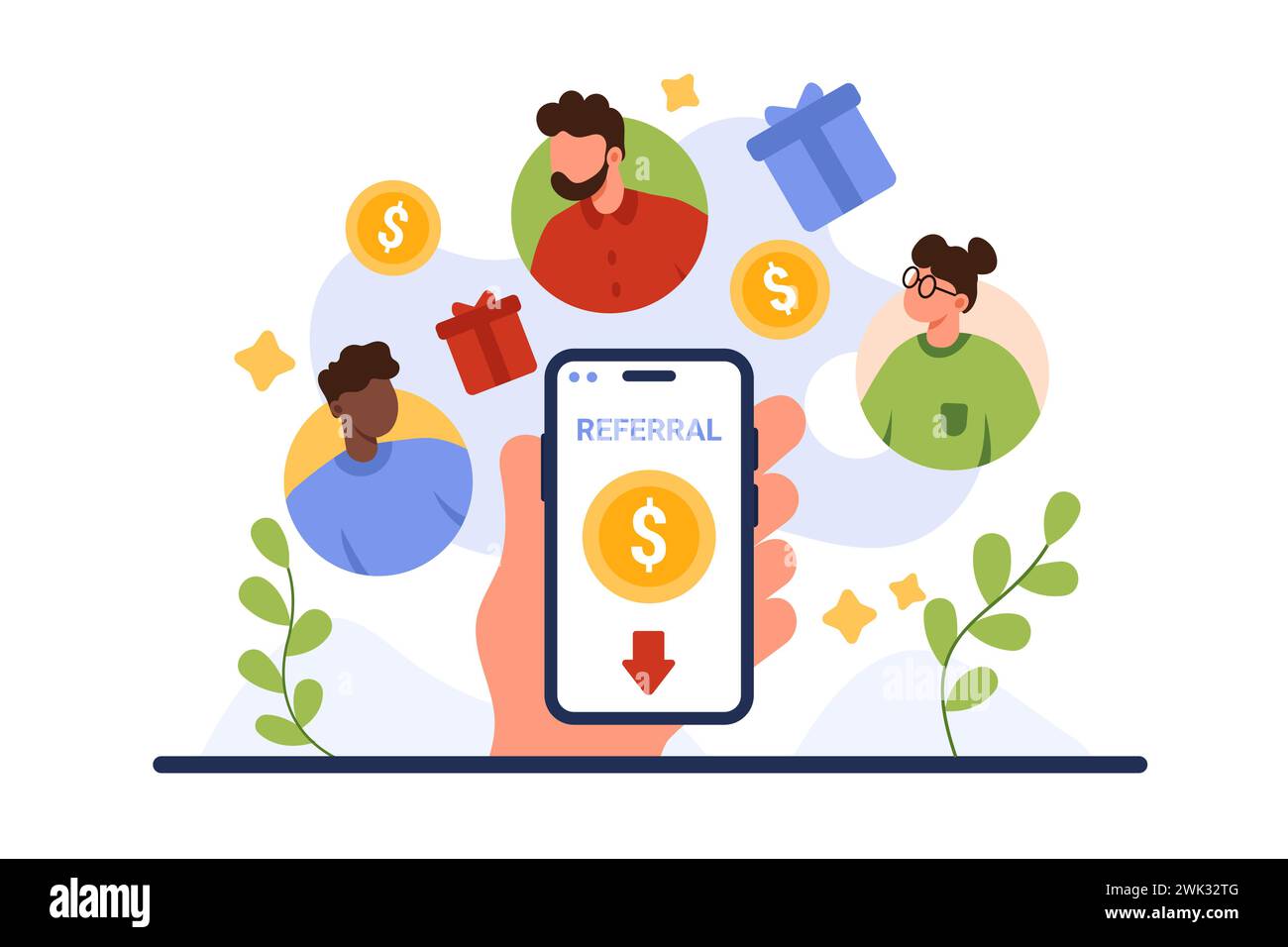 Loyalty program invite friend, deal partnership and bonuses to earn ...