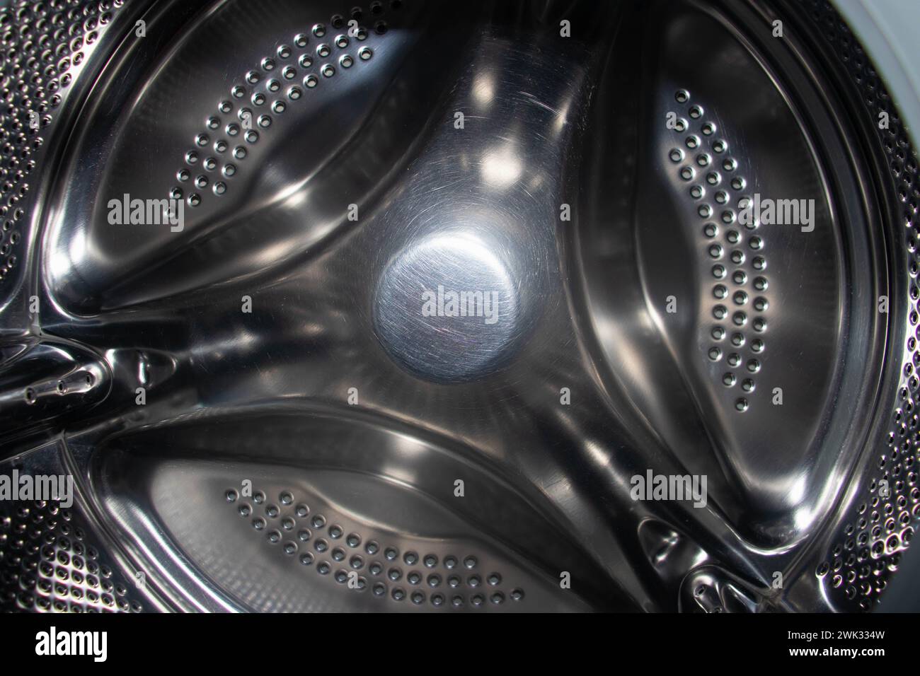 Washing machine,inner metal drum of the washing machine Stock Photo - Alamy