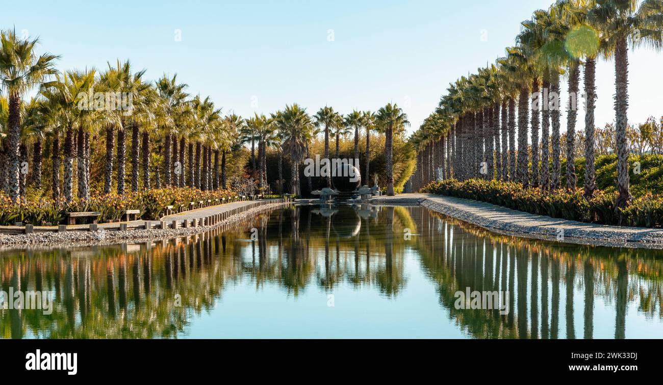 Travel Alentejo interesting places Koi carp fish pond in Bacalhoa ...