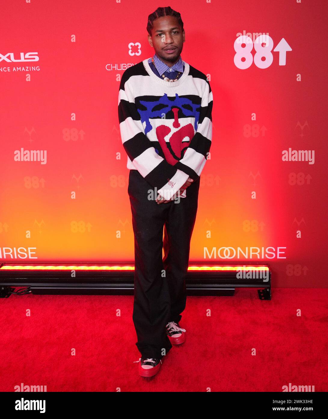 Guapdad 4000 arrives at the 88rising's Moonrise Gala held at Milk Studios in Los Angeles, CA on ...