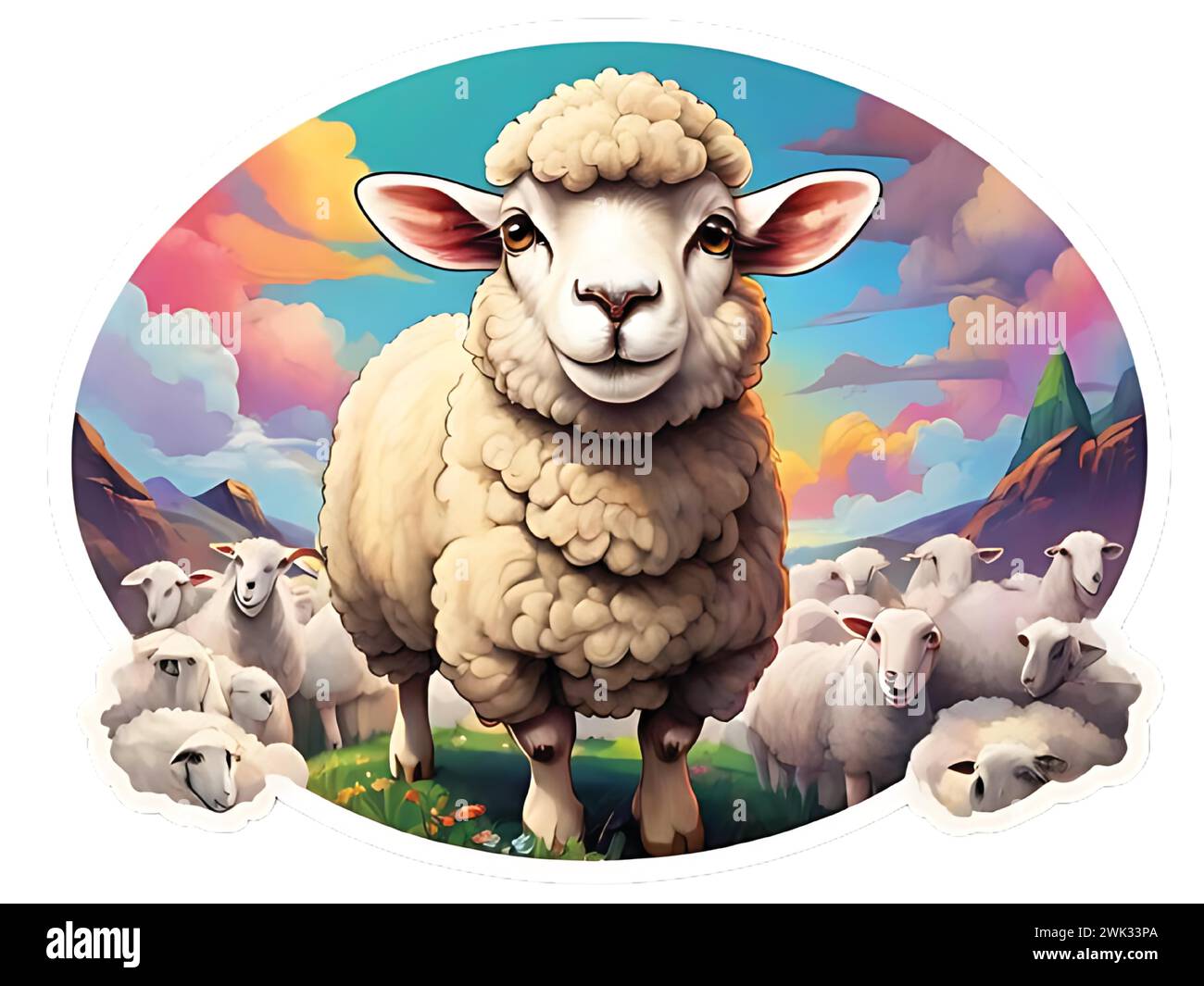 Artistic stickers Stock Vector Images - Alamy