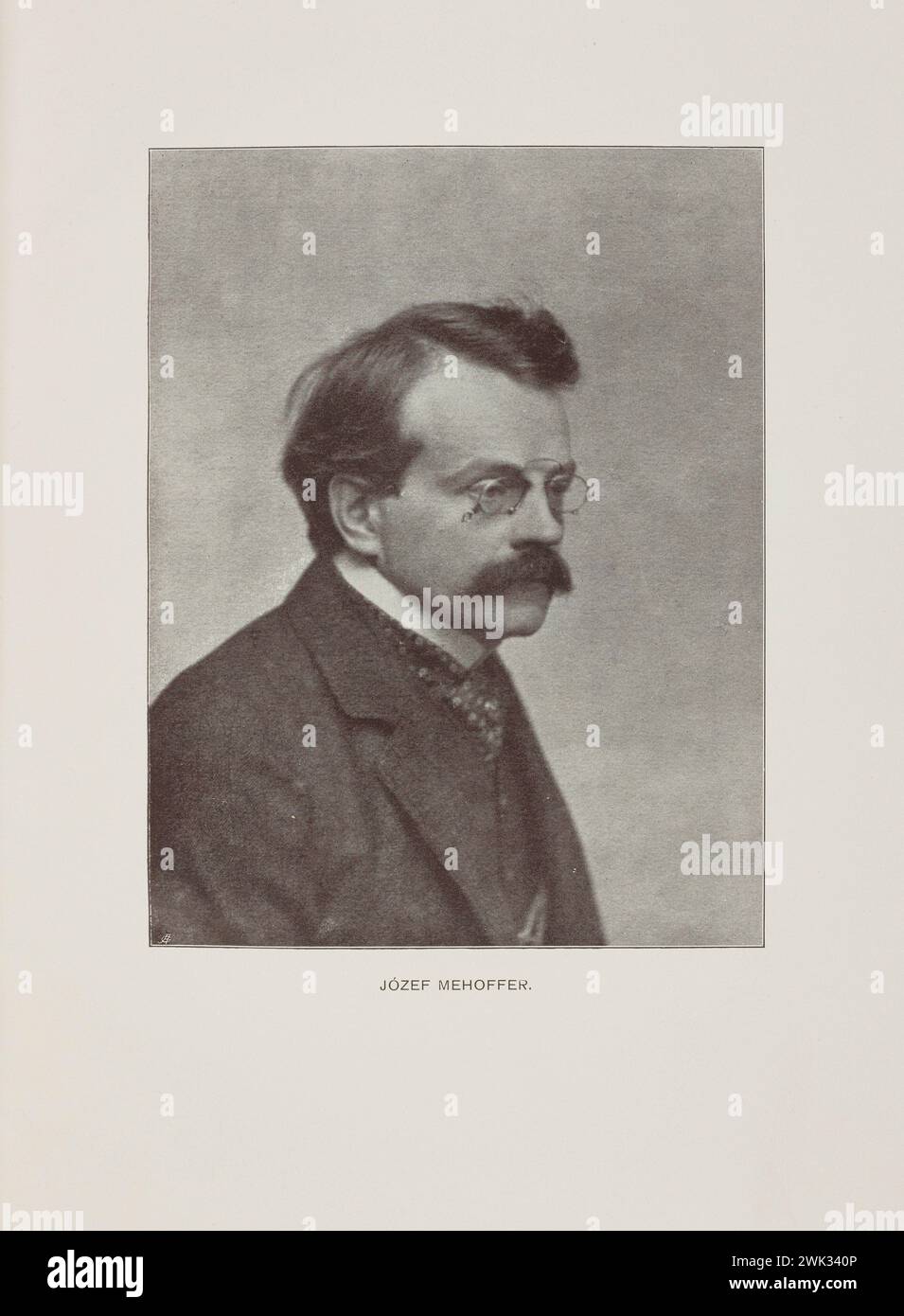 Portrait of Józef Mehoffer was a Polish painter and decorative artist ...