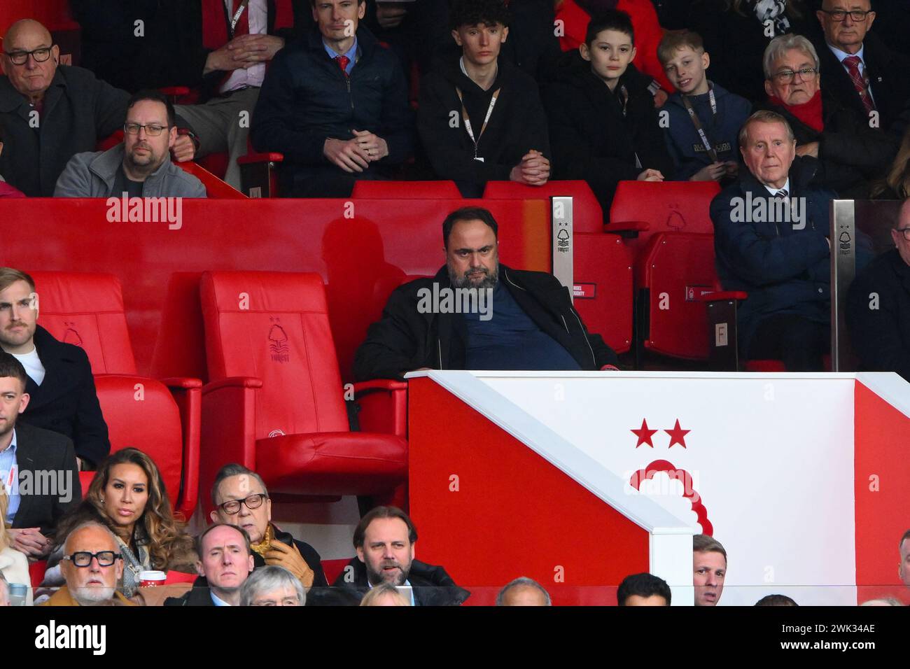 Nottingham Forest owner, Evangelos Marinakis during the Premier League ...
