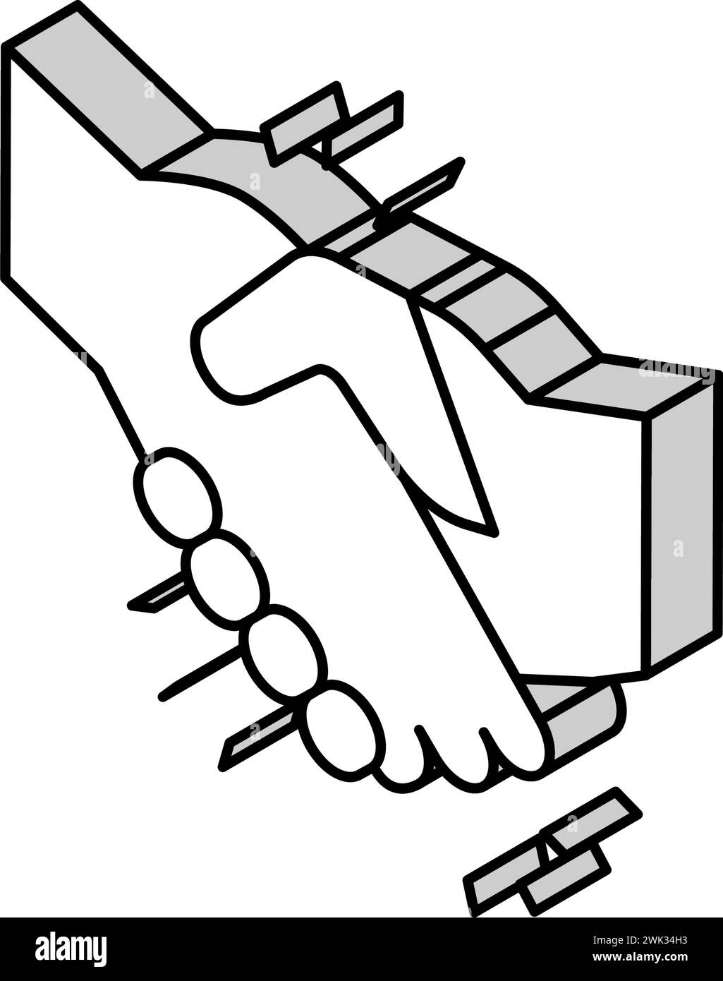 manufacturing process introduction isometric icon vector illustration ...
