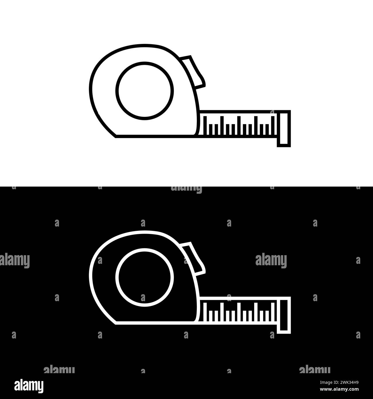 Tape measure ruler Line Icon Stock Vector Image & Art - Alamy Tape measure ruler Line Icon Stock Vector Image & Art - Alamy