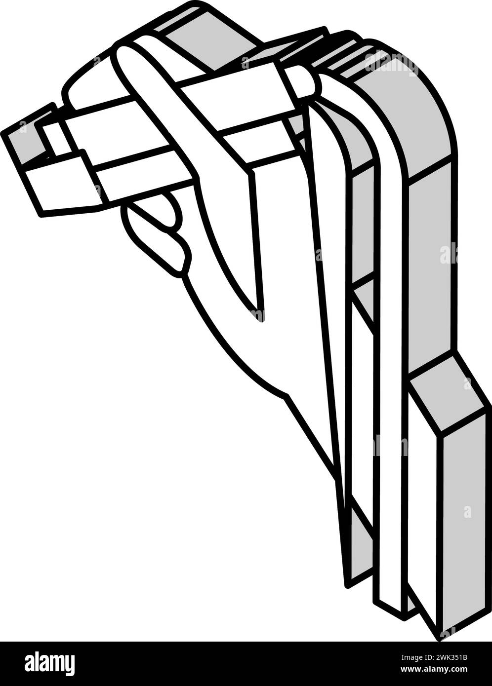 dye laser isometric icon vector illustration Stock Vector Image & Art ...