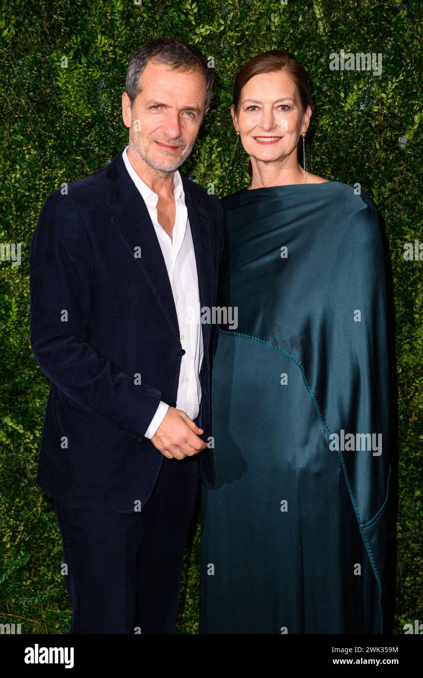 London, UK. Saturday 17th February 2024. David Heyman and Rose Uniacke ...