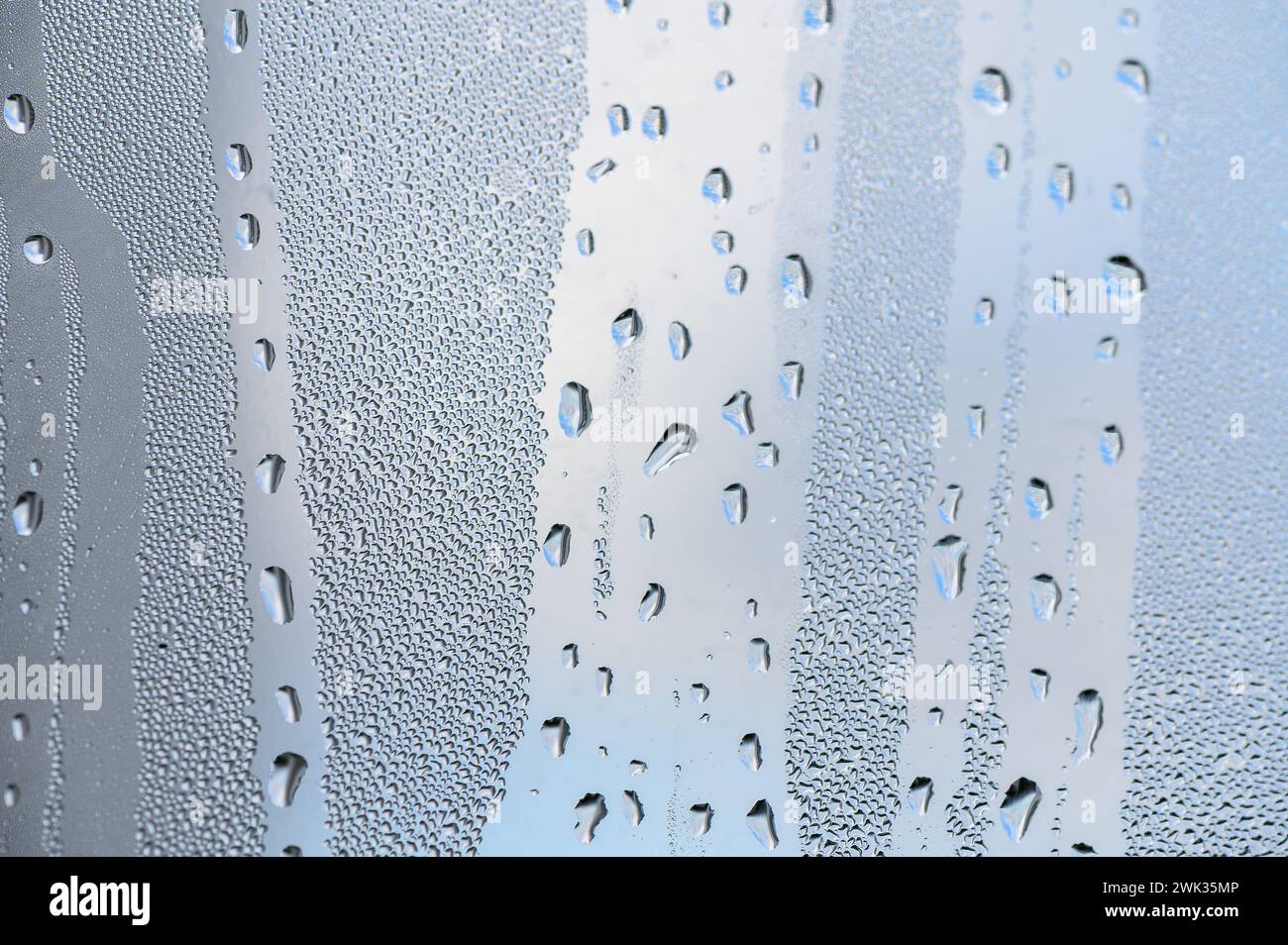drops of water on the window glass, morning dew 4 Stock Photo - Alamy
