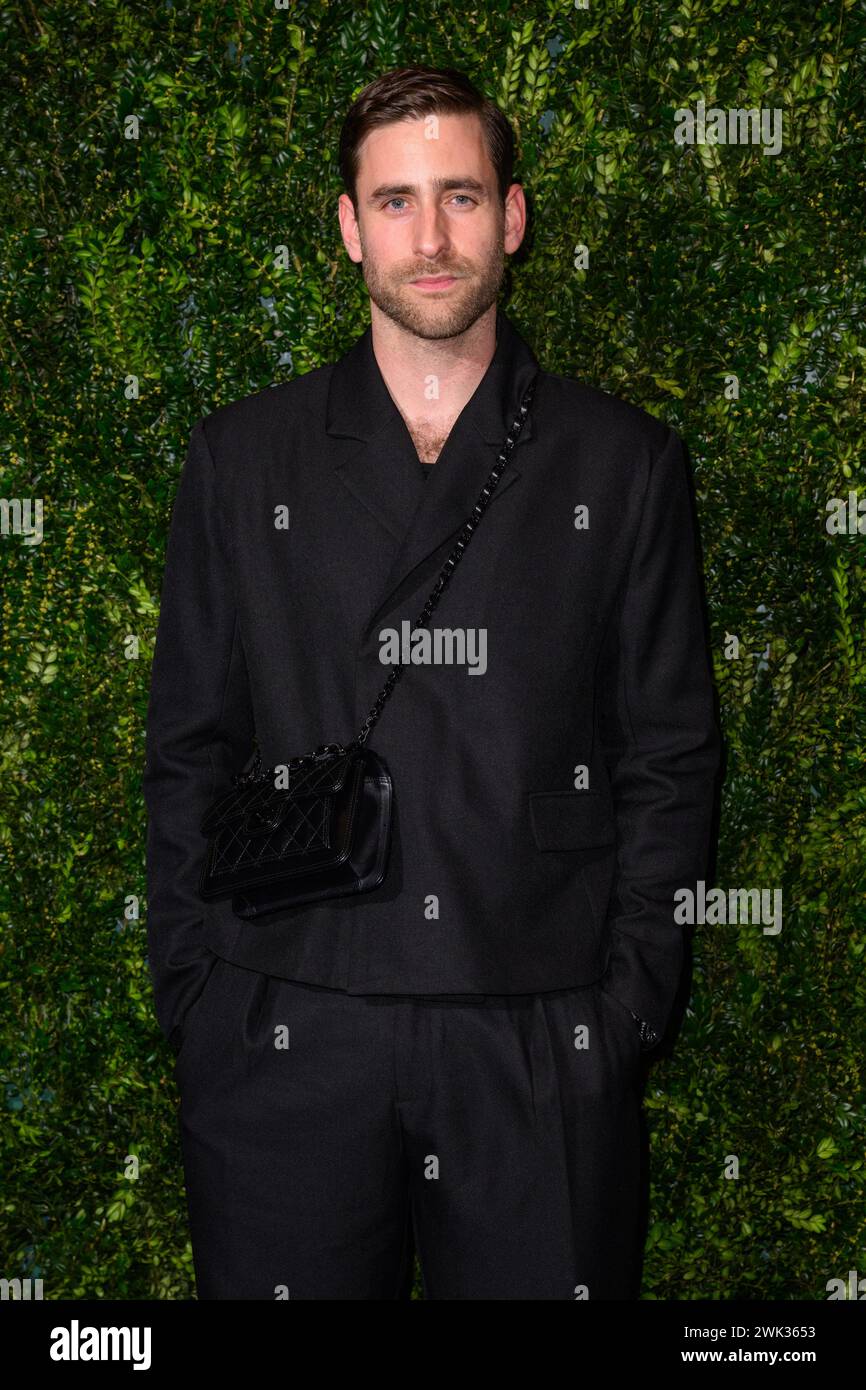 London, UK. Saturday 17th February 2024. Oliver Jackson-Cohen attending ...