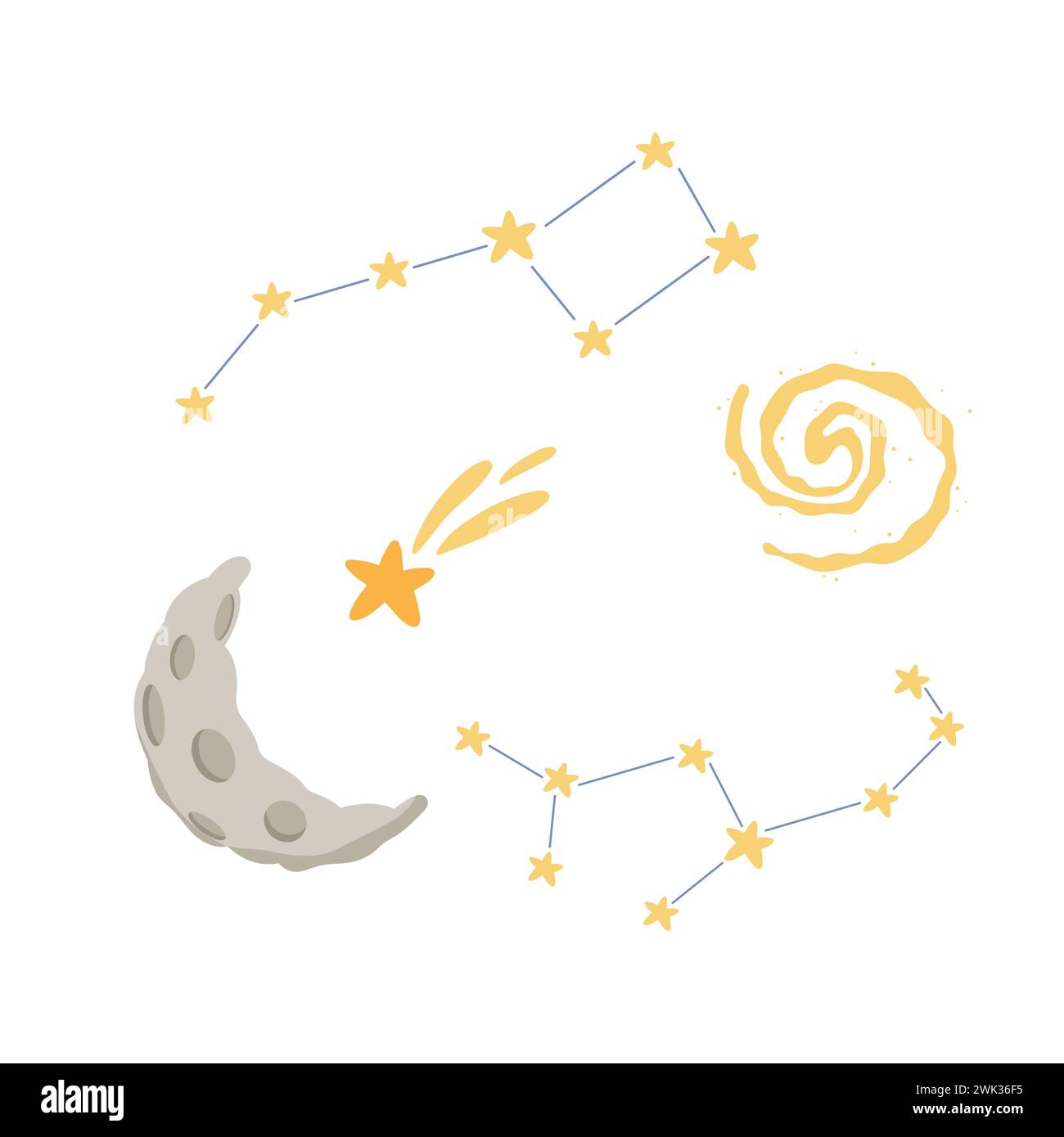 Space stars constellations. Solar system exploring, space discovering ... Space stars constellations. Solar system exploring, space discovering ...
