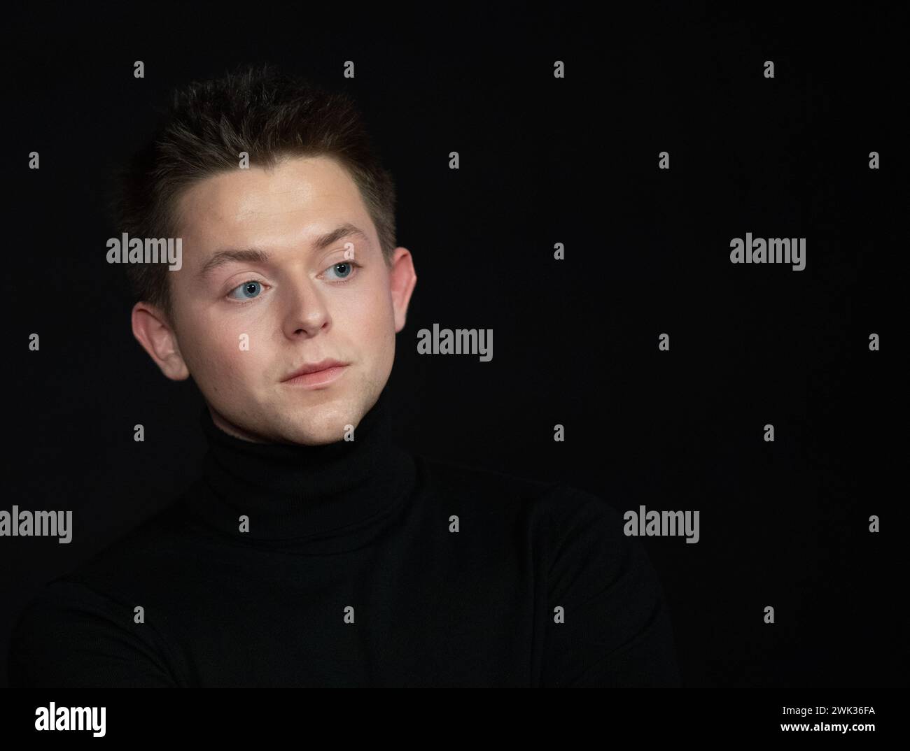 Berlin, Germany. 18th Feb, 2024. Thibaud Dooms, actor from Belgium ...