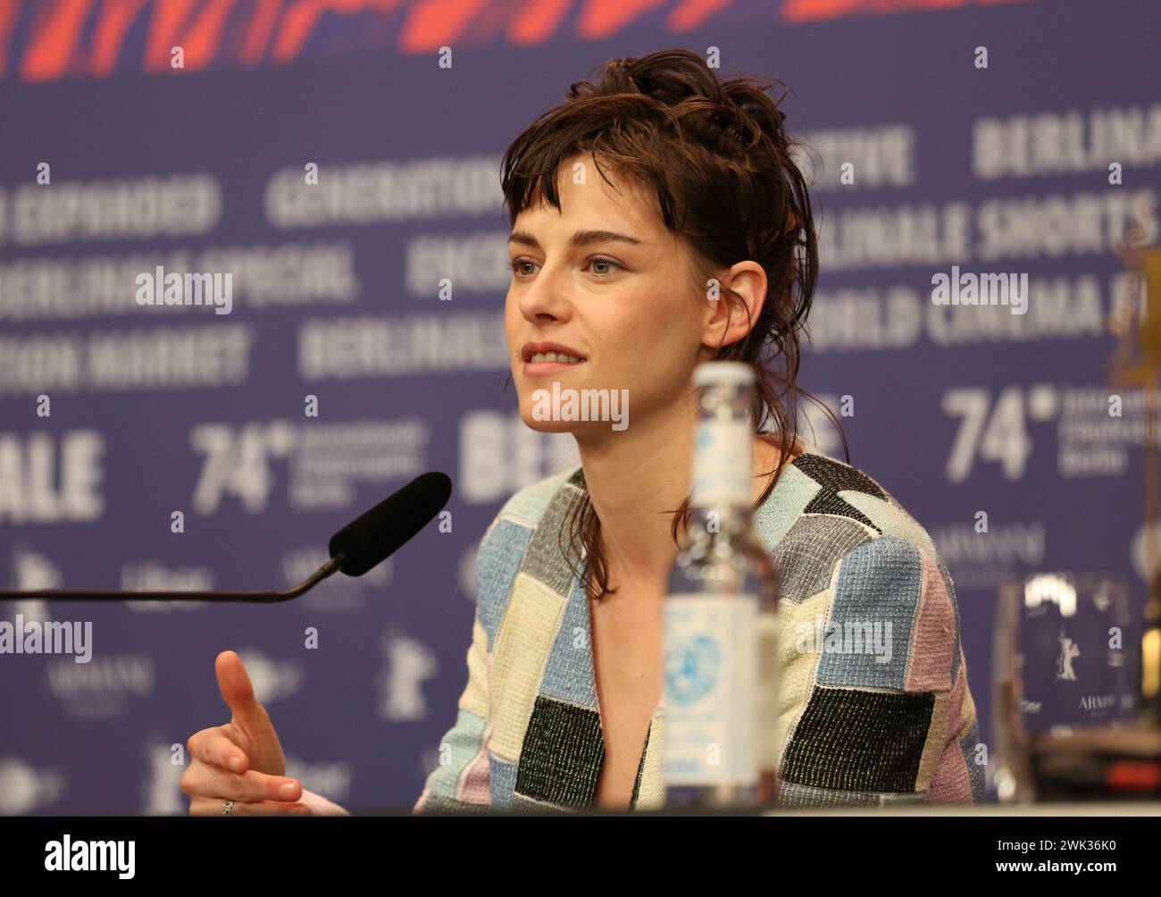 Berlin, Germany, 18th February 2024, Kristen Stewart at the press ...
