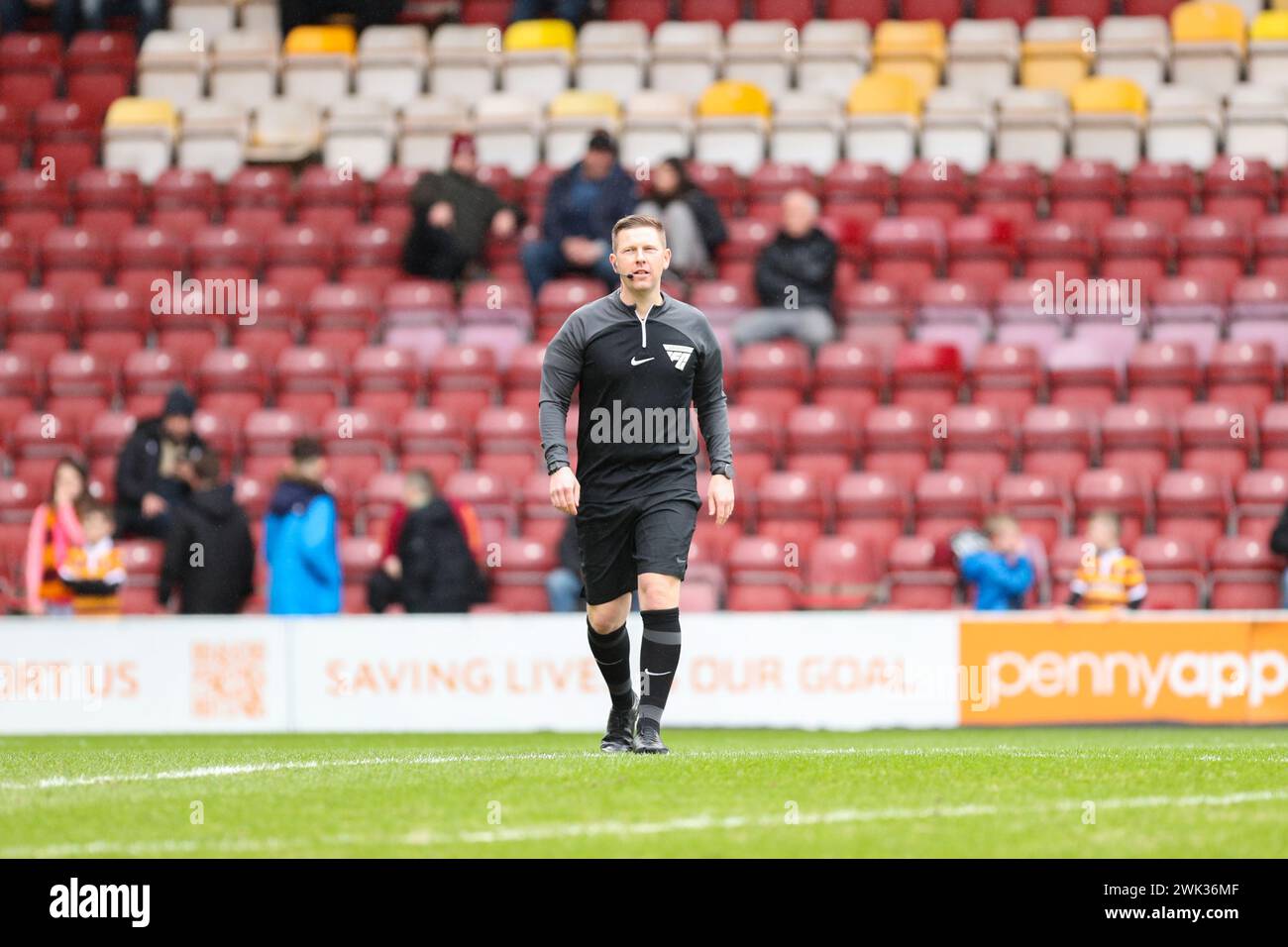 The University of Bradford Stadium, Bradford, England - 17th February ...