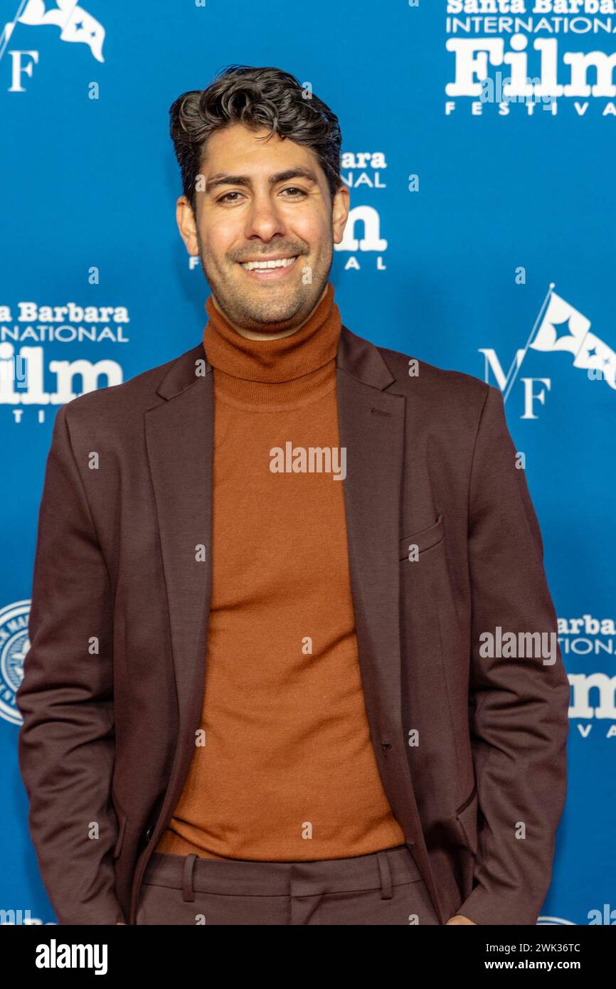 Santa Barbara, USA. 17th Feb, 2024. Perry Young (Fracture) arrives at ...