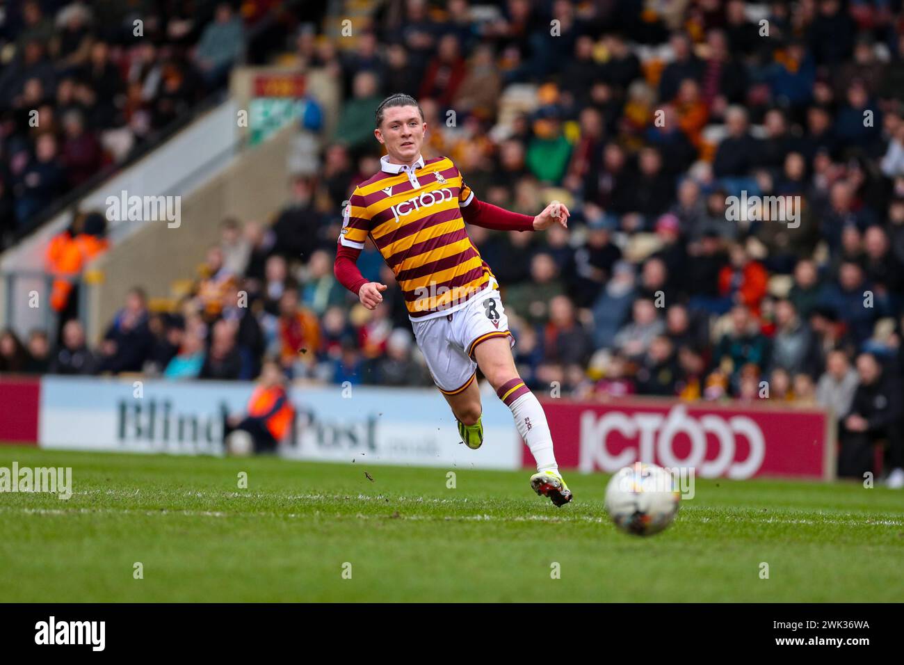 The University of Bradford Stadium, Bradford, England - 17th February ...