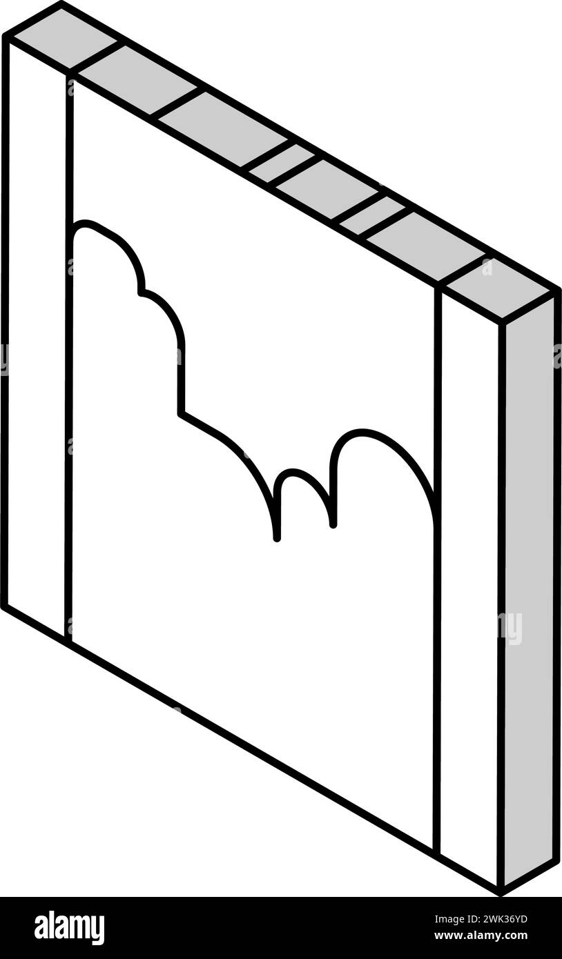 concrete layer road isometric icon vector illustration Stock Vector ...