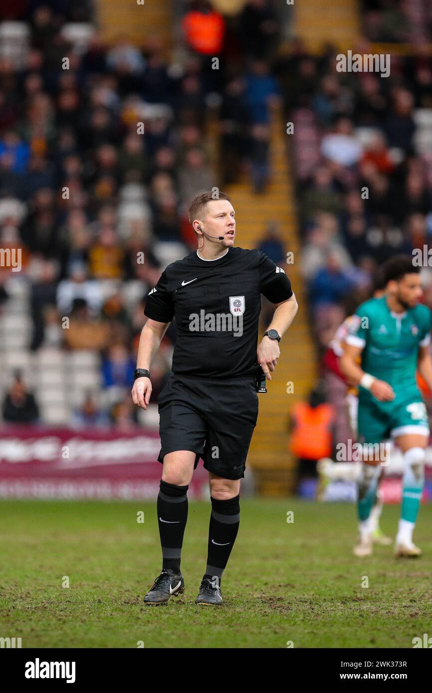 The University of Bradford Stadium, Bradford, England - 17th February ...