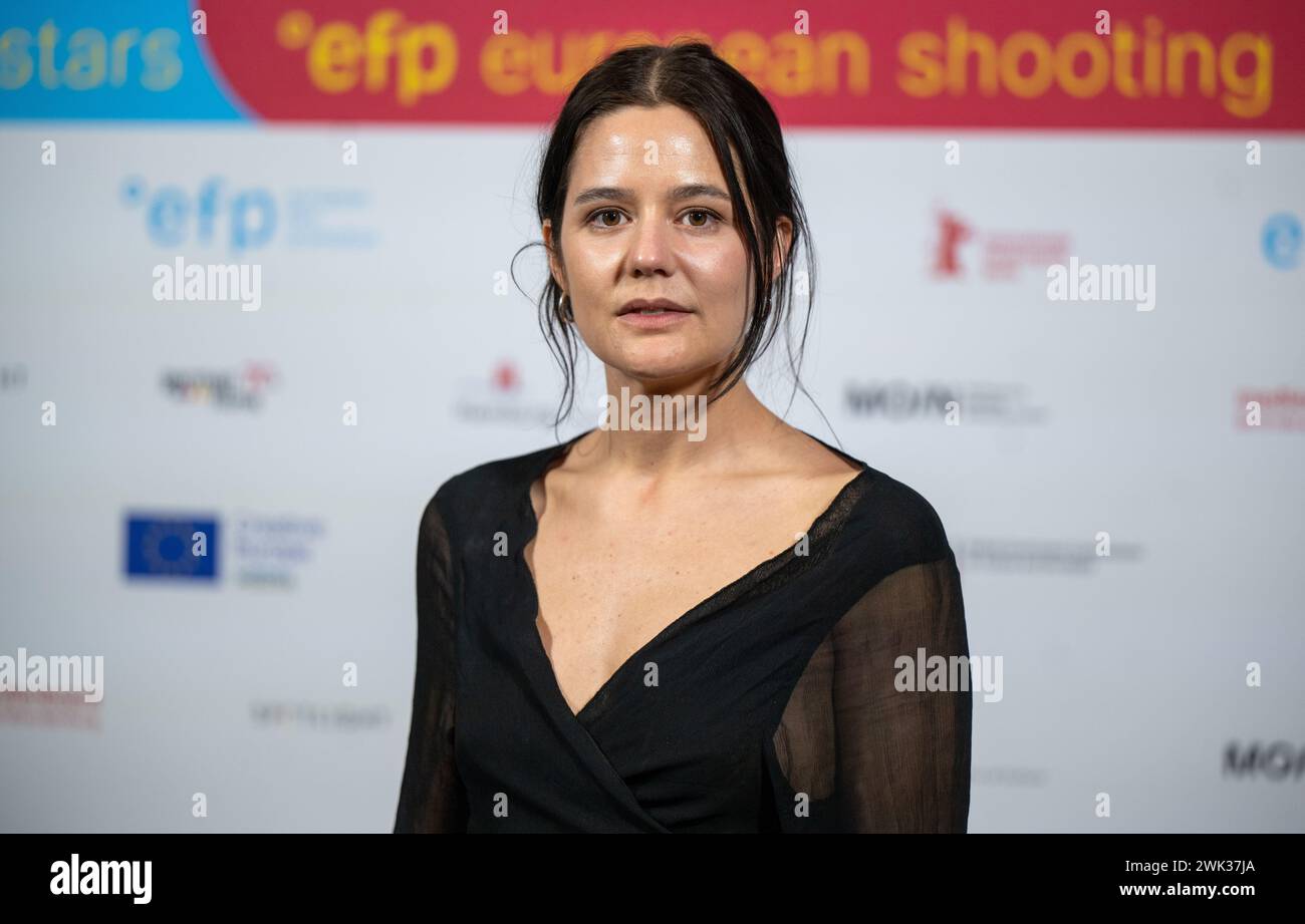 18 February 2024, Berlin: Asta Kamma August, actress from Sweden ...